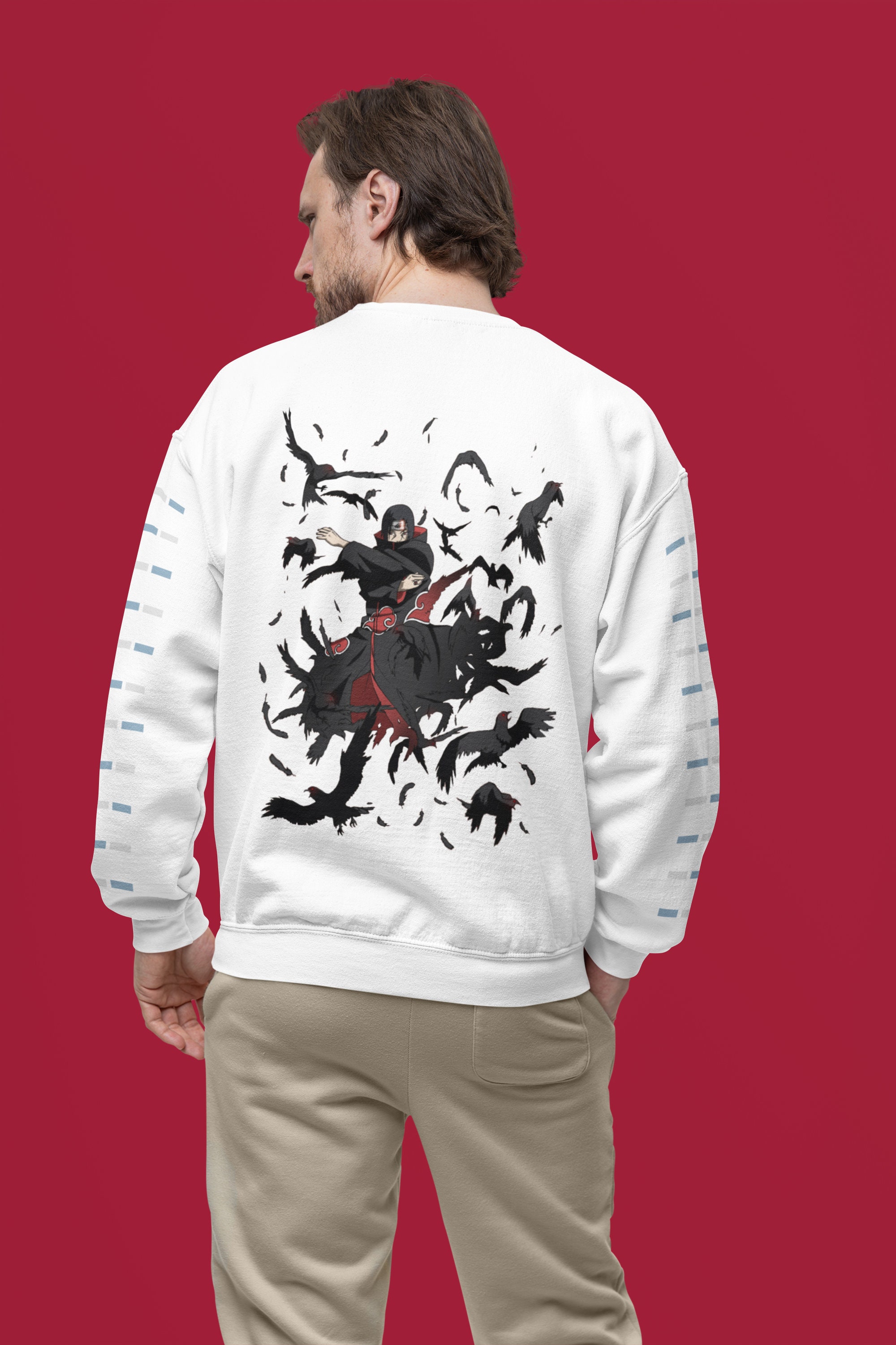 Itachi Naruto Akatsuki Sweatshirt - Etsy