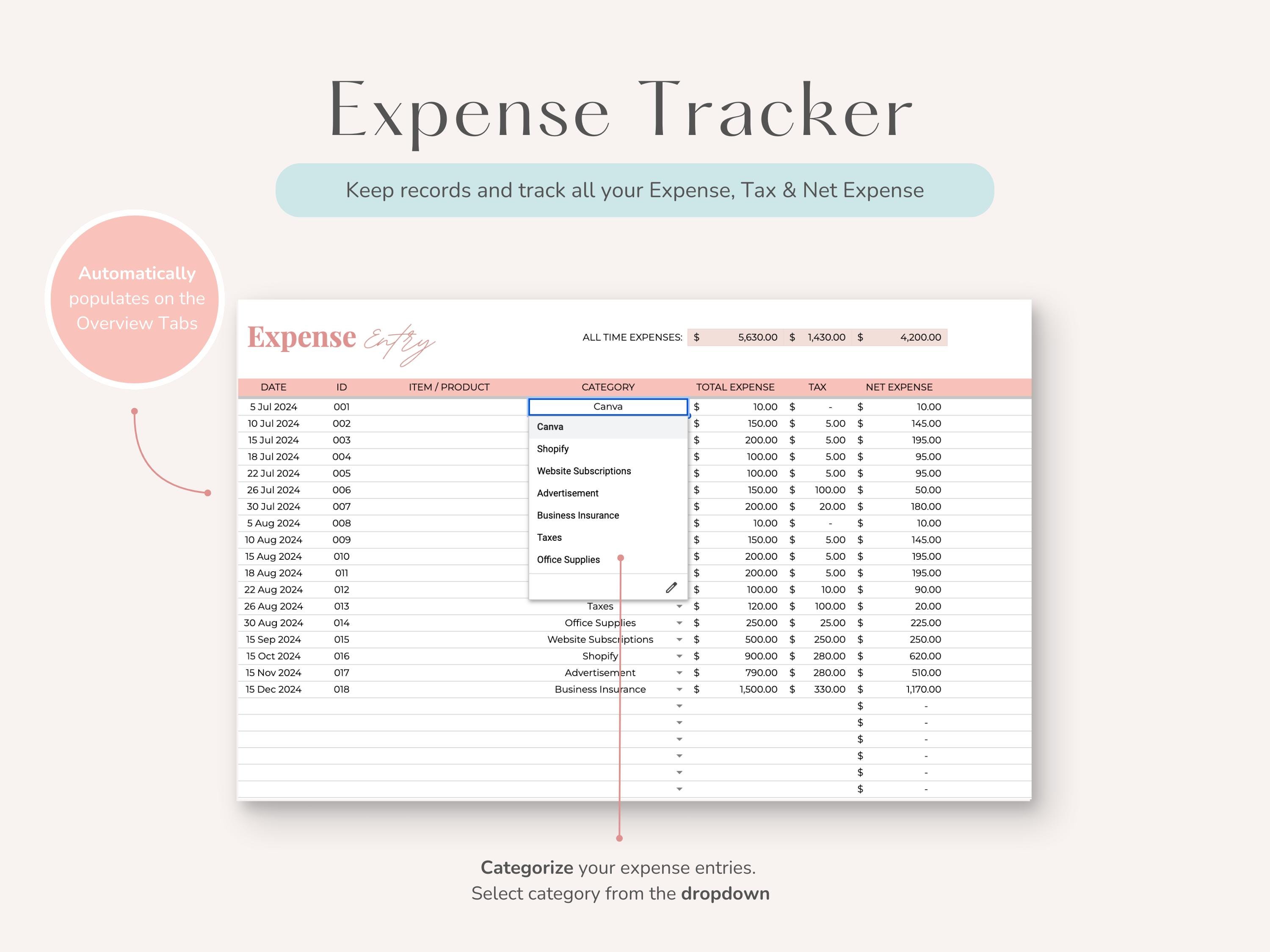 Easy Bookkeeping Spreadsheet Small Business Bookkeeping Template Google ...