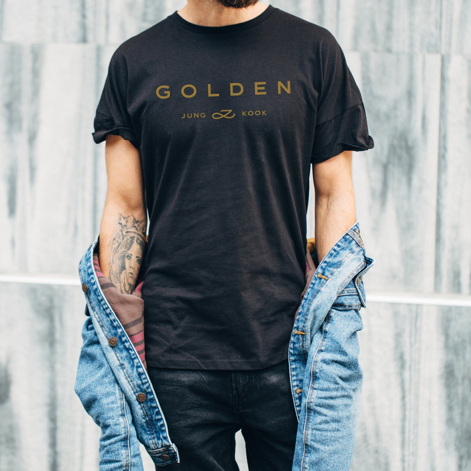 BTS Jungkook Golden T Shirt BTS Tee Golden Album Shirt Bangtan Jung ...