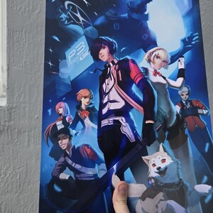 Persona 3 SEES Team Aigis and Makoto Room Decor Print - Etsy
