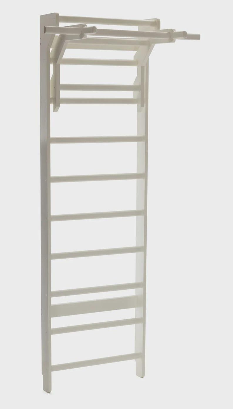 Home Gym Combo B: Personalized Finnish Birch Wood Swedish Ladder, Home ...