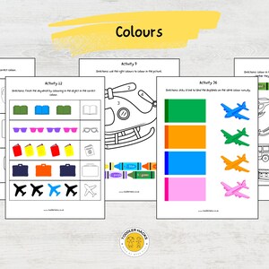 Airplane Activity Pack – 45 Fun Travel Printables for Preschoolers - Etsy