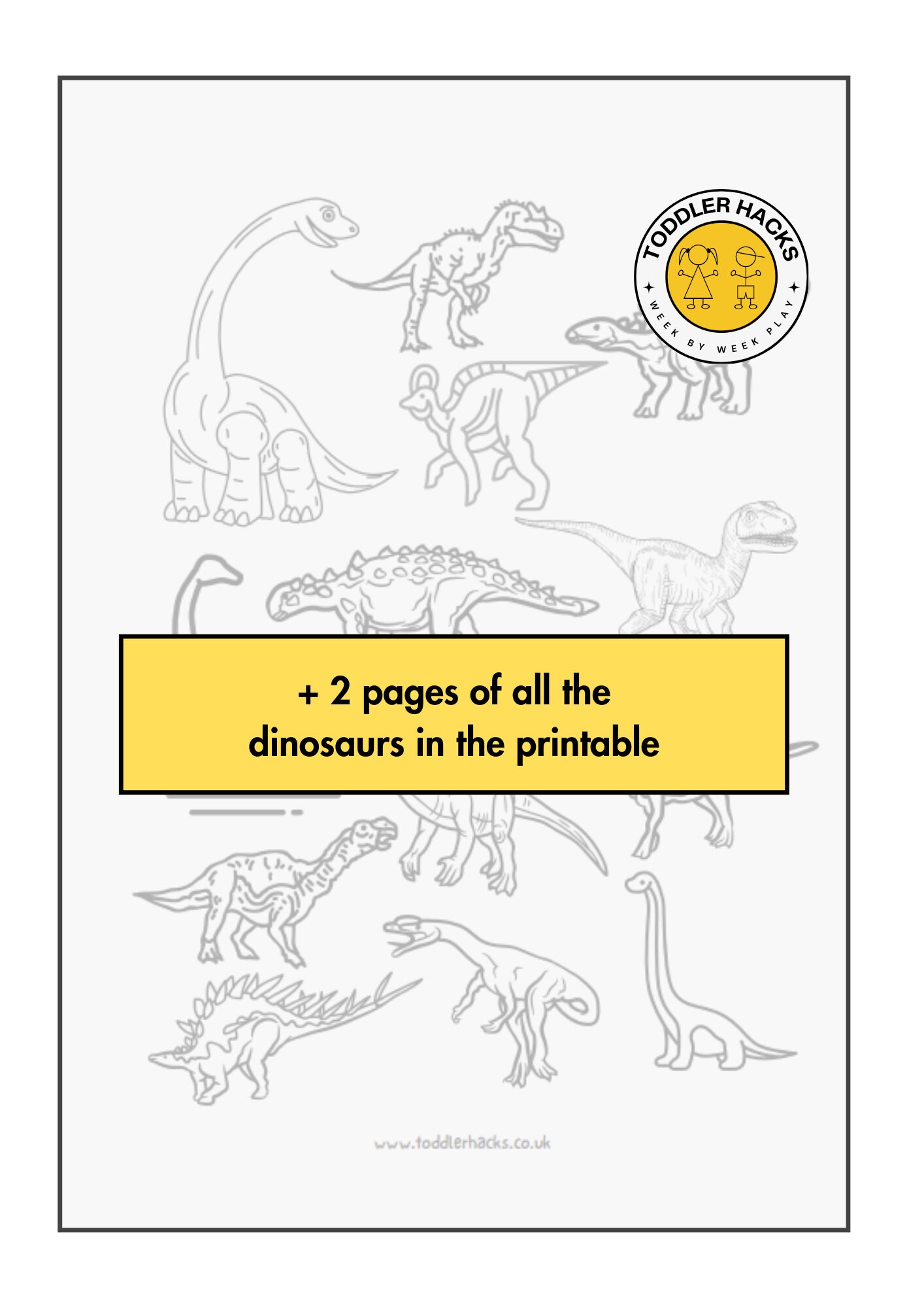 Dinosaur Colouring in / Dinosaur Coloring in Printable: Alphabet of ...