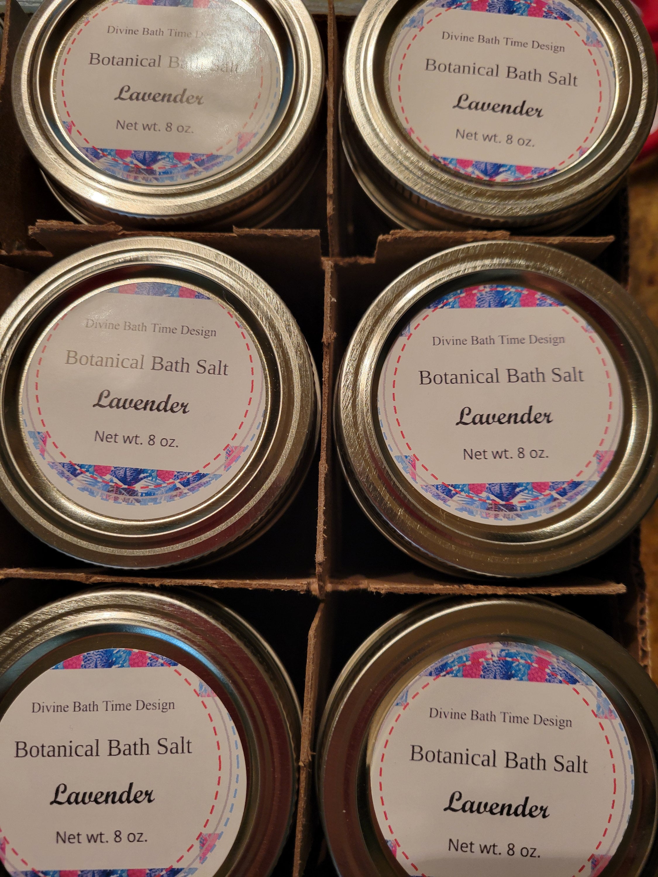 CALMING LAVENDER BOTANICAL Bath Salt - Etsy