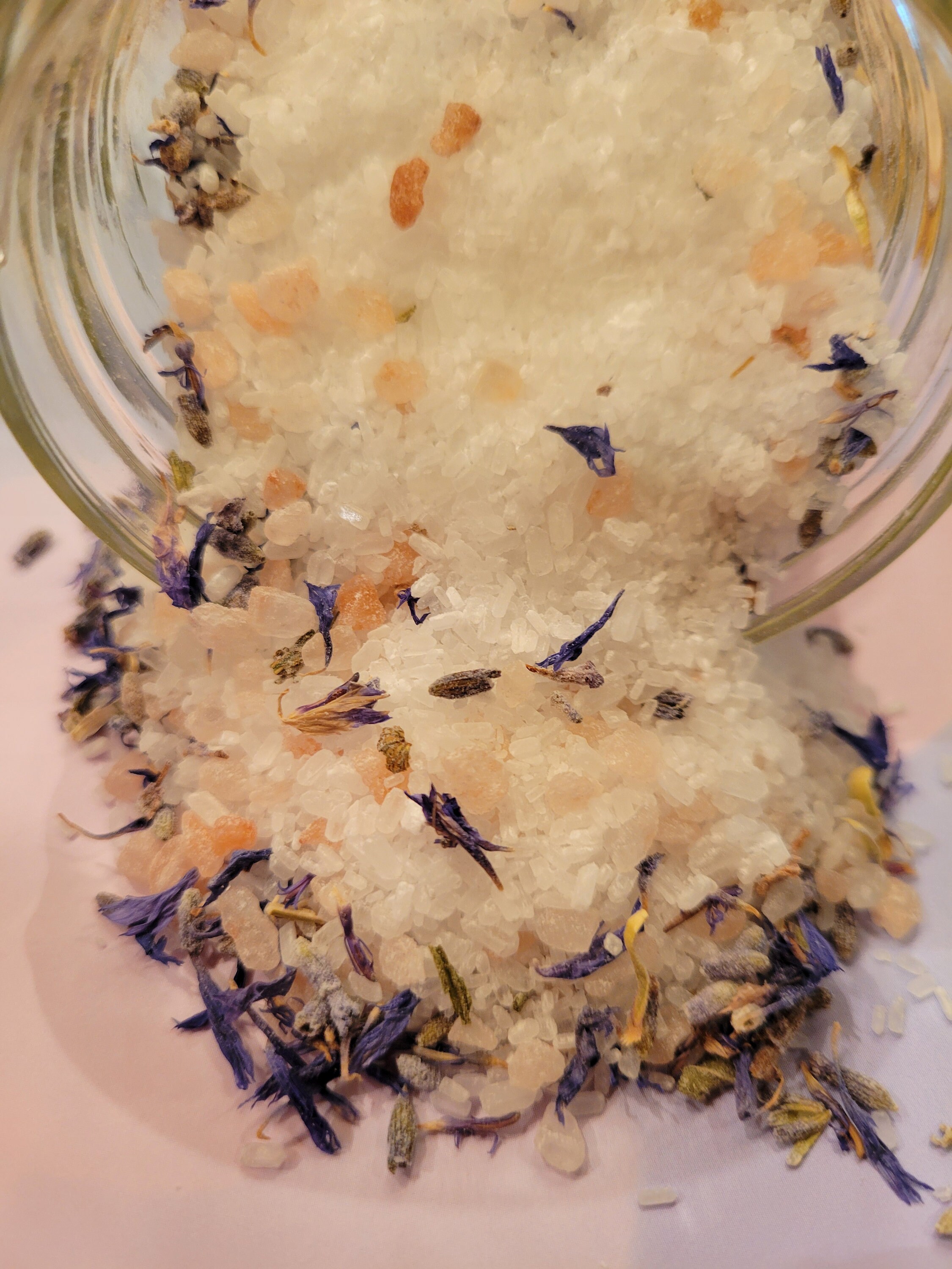 CALMING LAVENDER BOTANICAL Bath Salt - Etsy