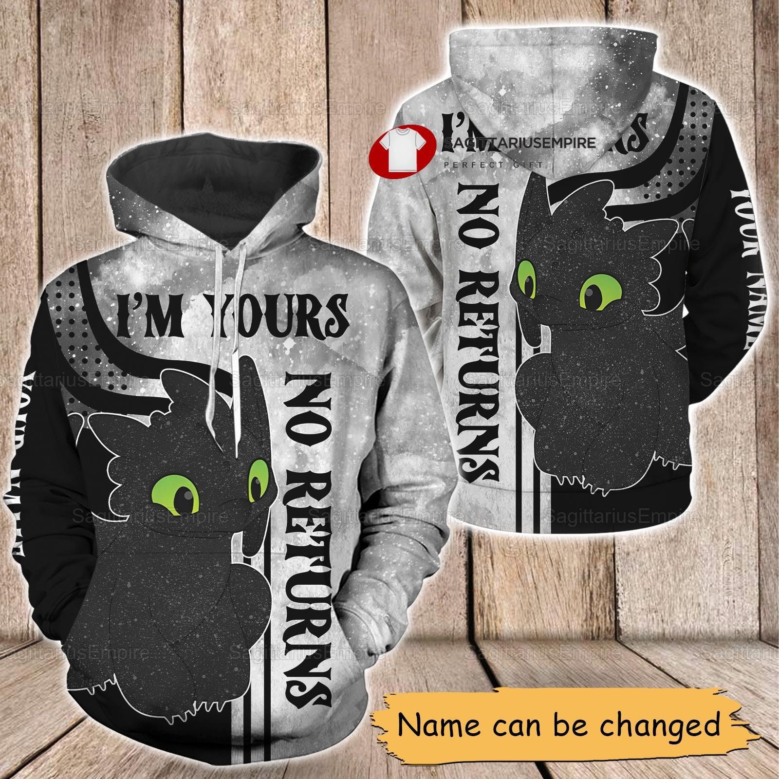 Couple Light Fury and Night Fury Hoodie, Custom Toothless Couple Hoodie ...
