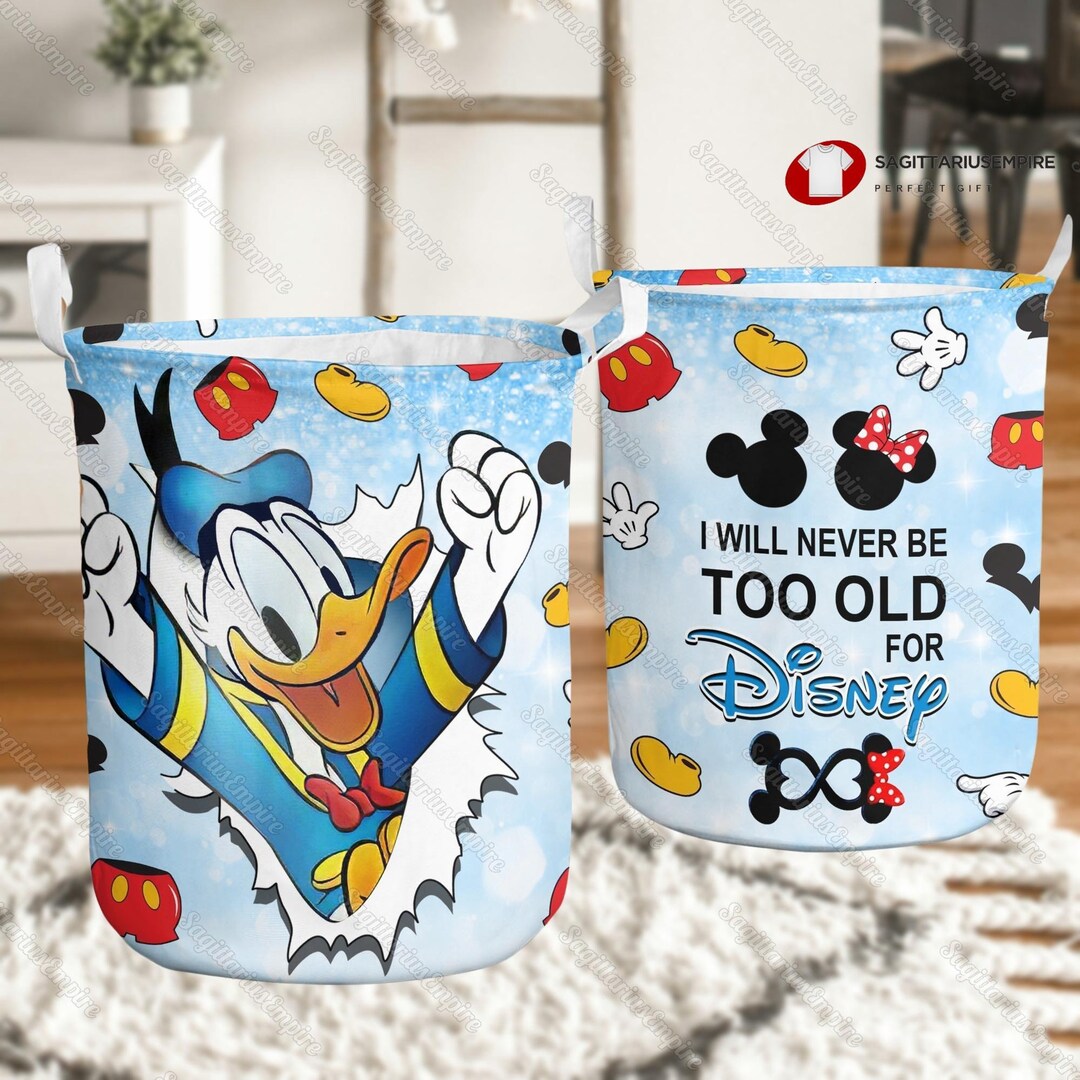 Donald Duck Laundry Basket, Donald Storage Bins, Donald Laundry Hamper ...