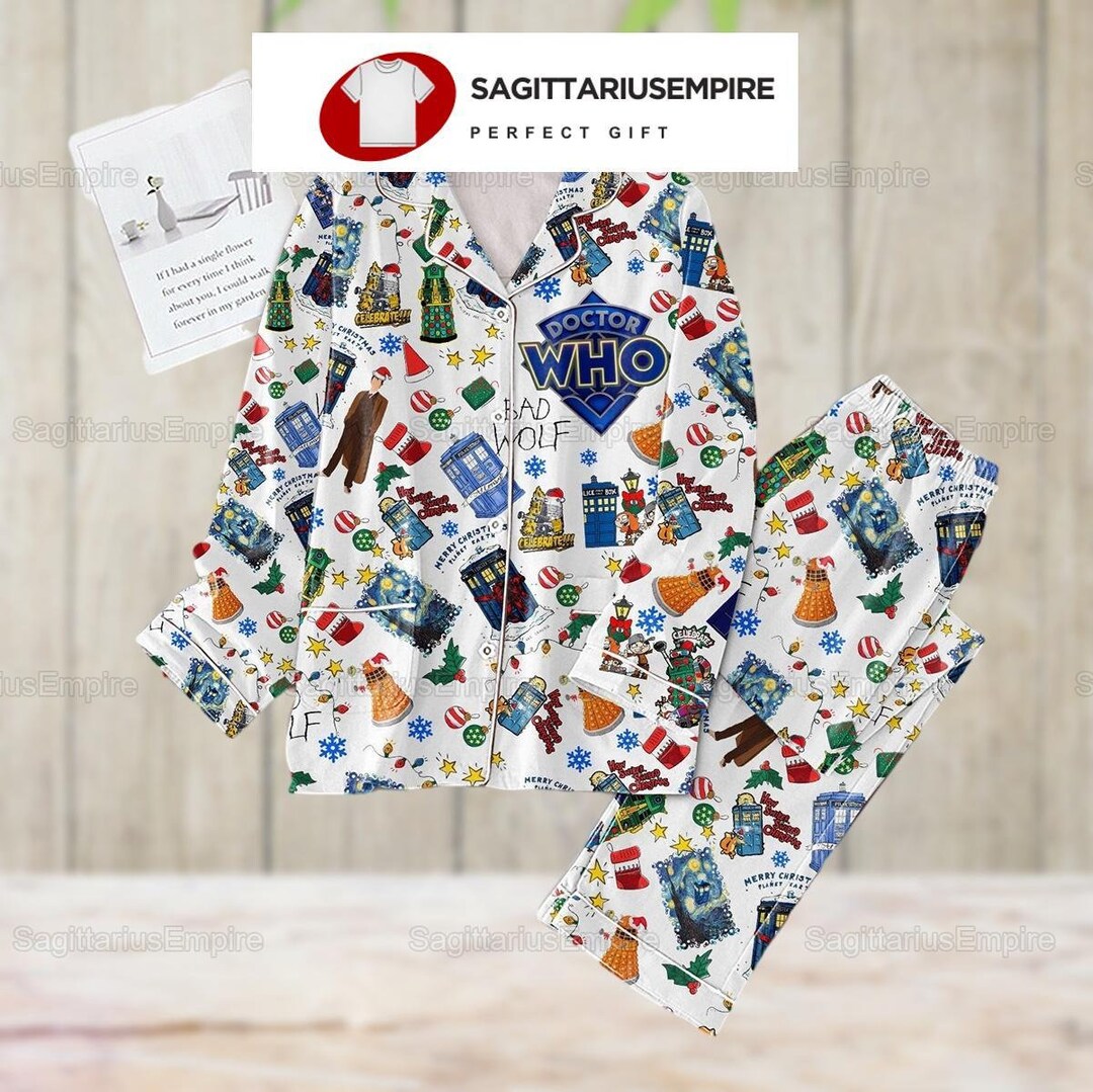 Doctor Who Bad Wolf How Swiper Swiped Pajamas Set, Doctor Who Shirt ...