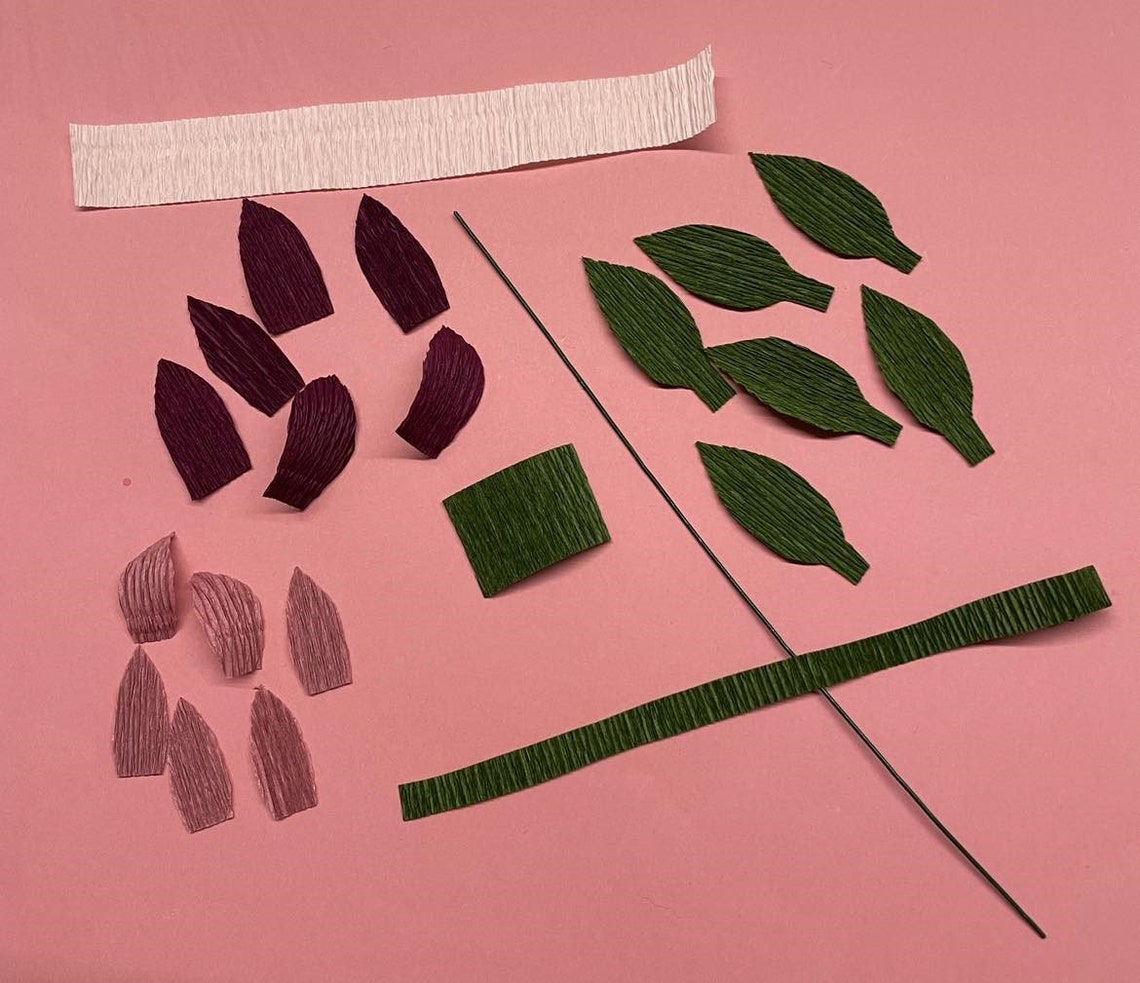 DIY Crepe Paper Fantasy Flower - 