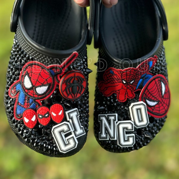 Spider Man Custom Crocs - Etsy