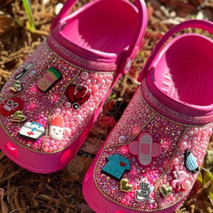 Blinged Out Crocs - Nurse Crocs - Medical Crocs - Bedazzled Crocs ...