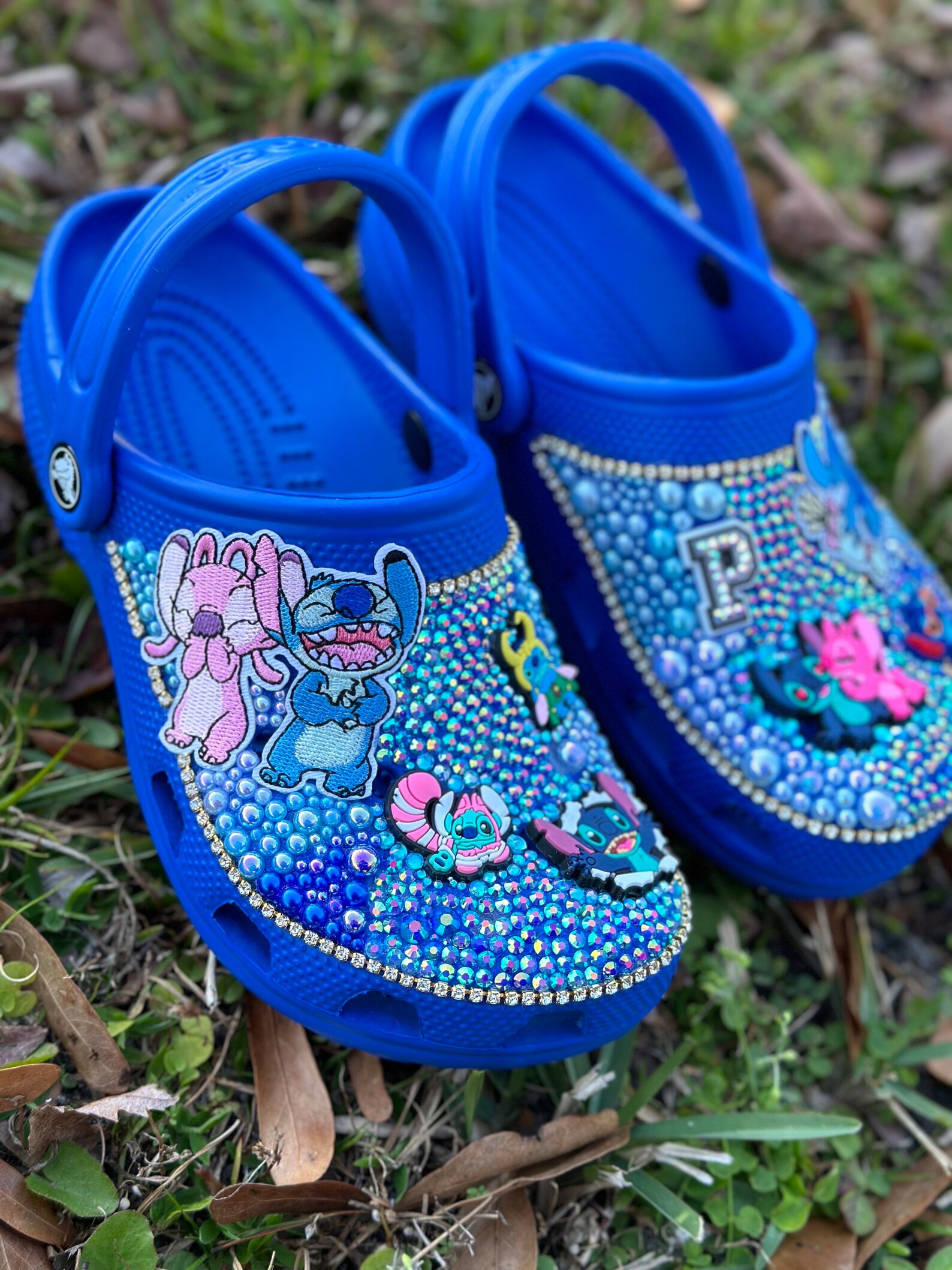 Blinged Crocs - Lilo & Stitch Crocs - Crocs - Bedazzled Crocs - Custom ...