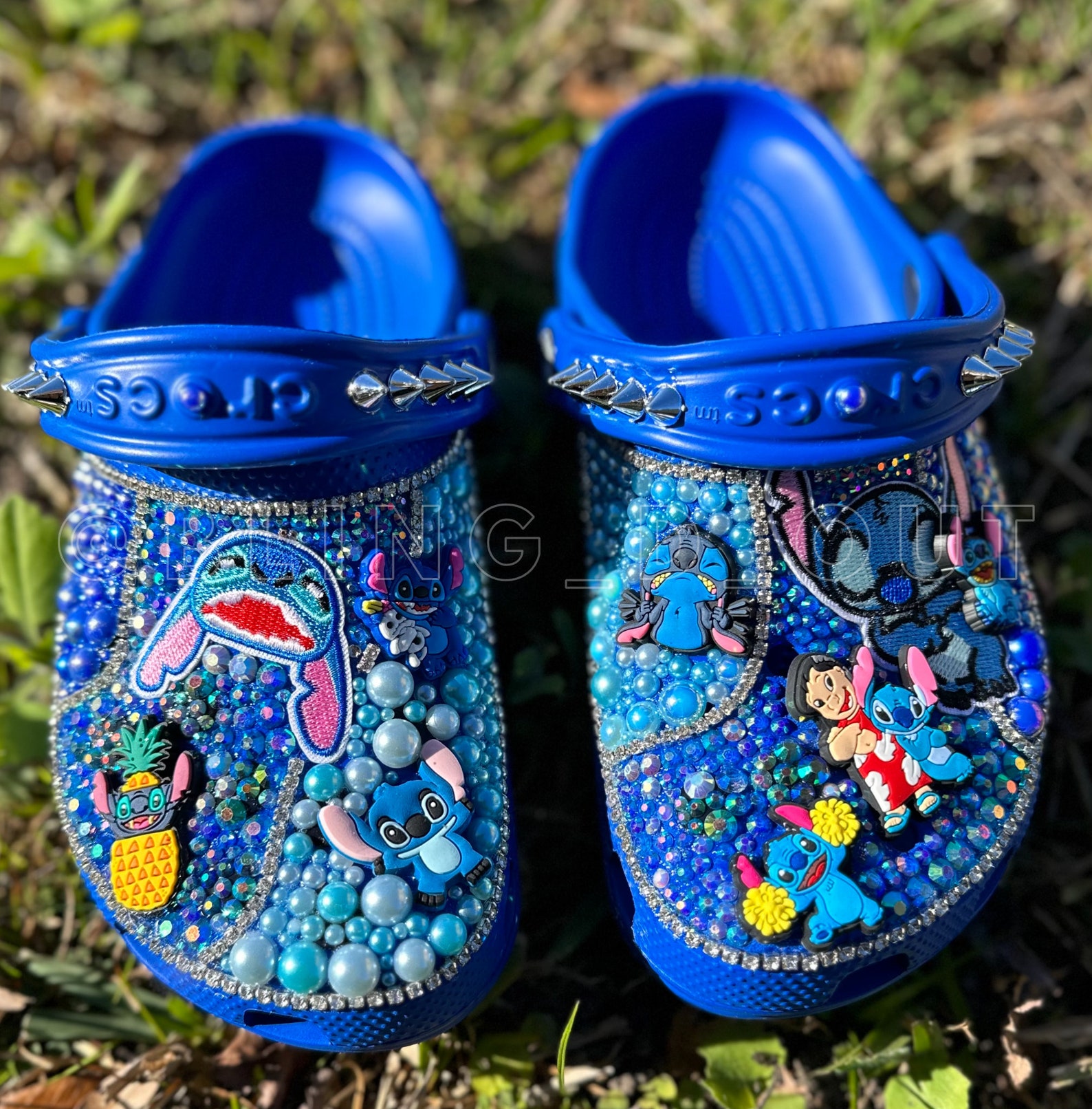 Blinged Crocs Lilo & Stitch Crocs Crocs Bedazzled Crocs Custom Crocs ...