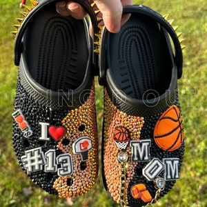 Blinged Crocs - Basketball Crocs - Crocs - Bedazzled Crocs - Custom ...