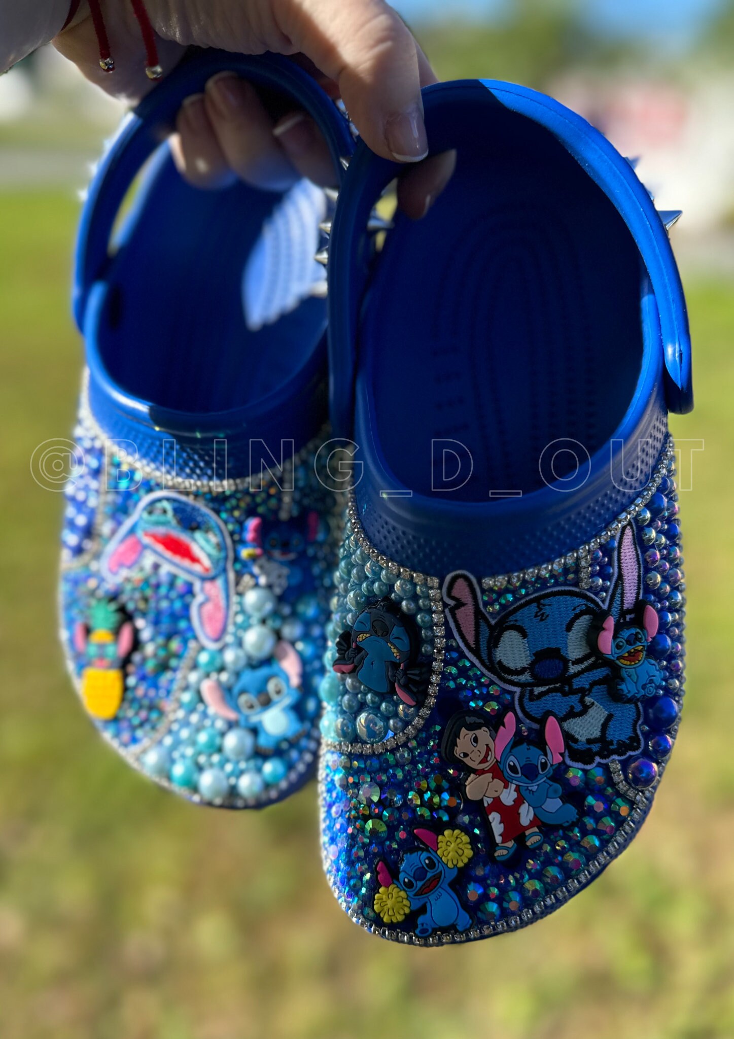 Blinged Crocs Lilo & Stitch Crocs Crocs Bedazzled Crocs Custom Crocs ...
