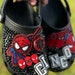 Blinged Crocs Spider-man Crocs Crocs Bedazzled Crocs Custom Crocs ...