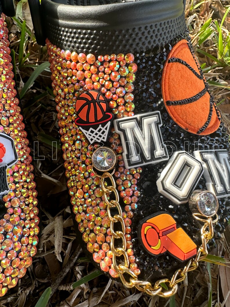 Blinged Crocs - Basketball Crocs - Crocs - Bedazzled Crocs - Custom ...