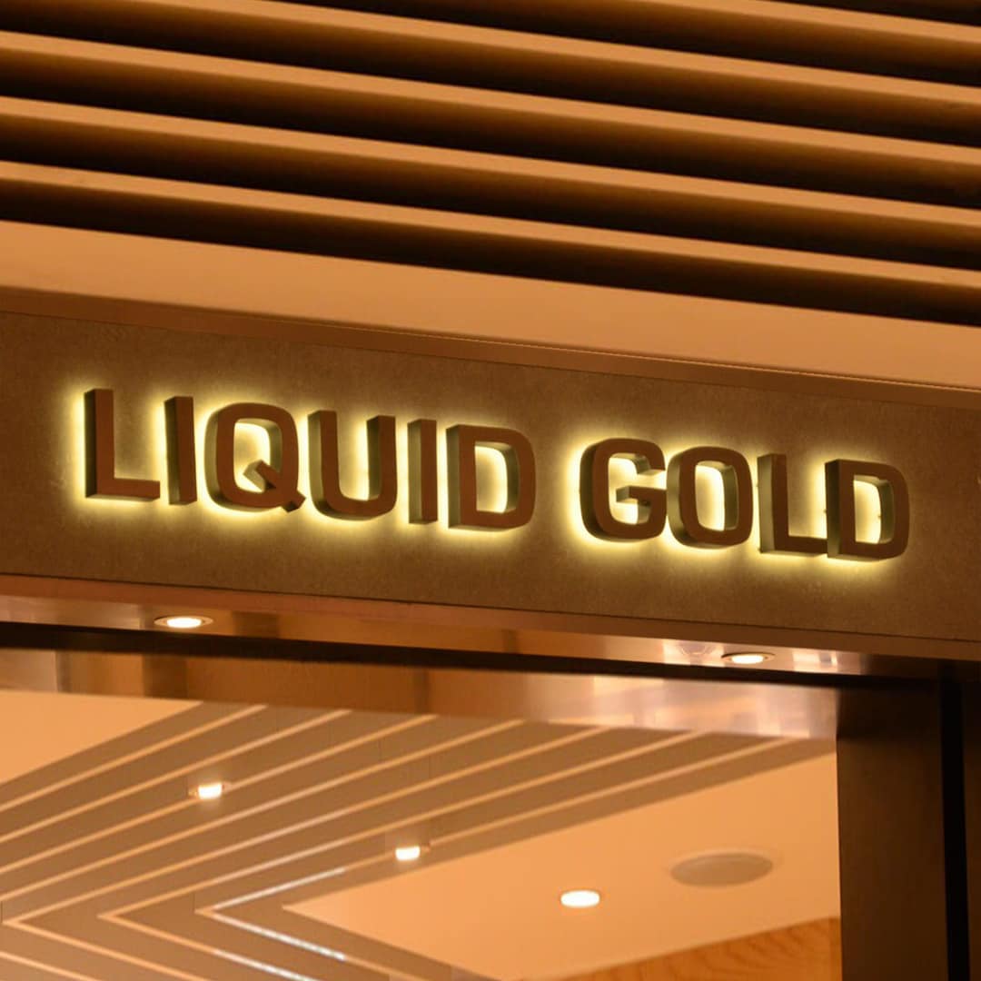 Personalized Custom Backlit Business Sign Backlit Sign Metal Sign Wall ...