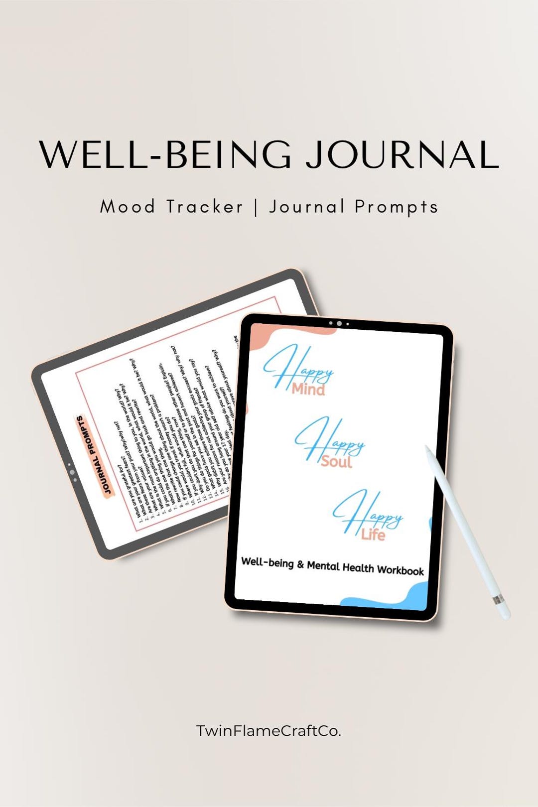 Well-being & Mental Health Journal/planner PDF Download for Self-care ...