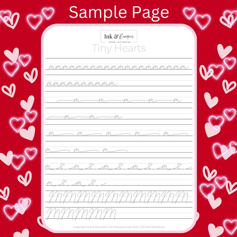 Cursive Handwriting Practice | Printable Handwriting Workbook ...