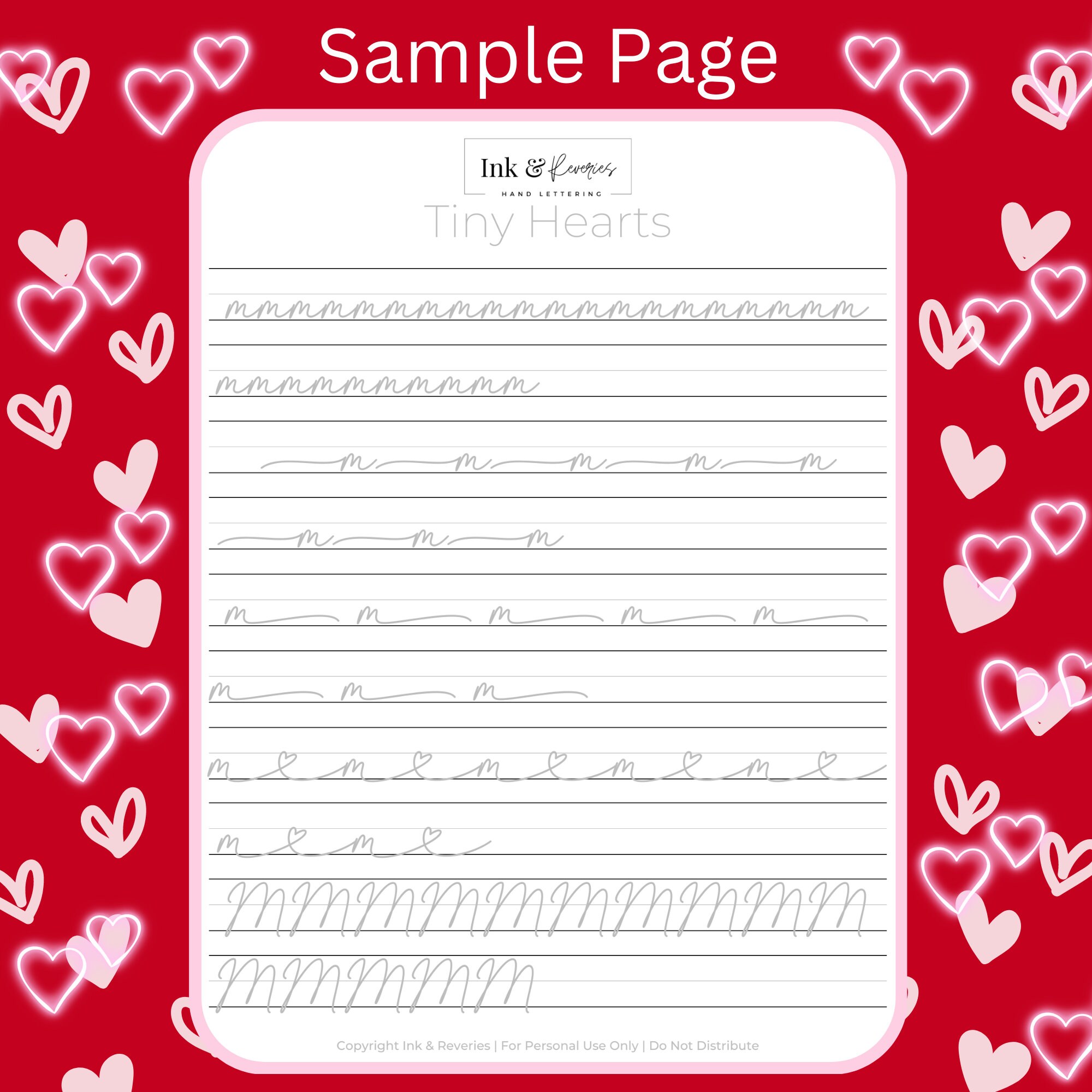 Cursive Handwriting Practice | Printable Handwriting Workbook ...
