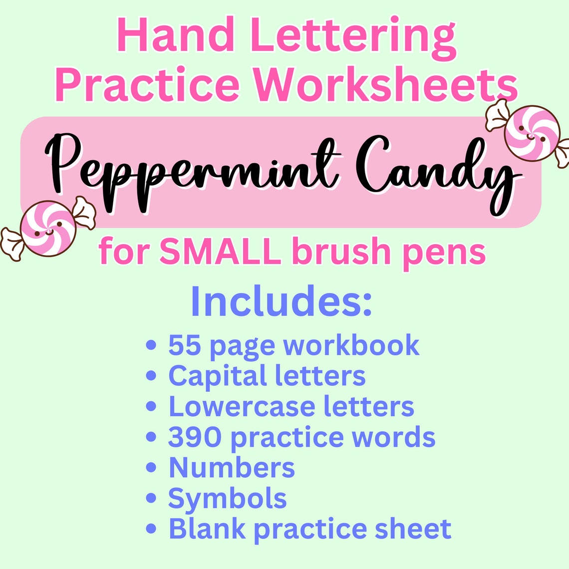 Hand Lettering Practice | Brush Lettering | Small Brush Pen | Alphabet ...