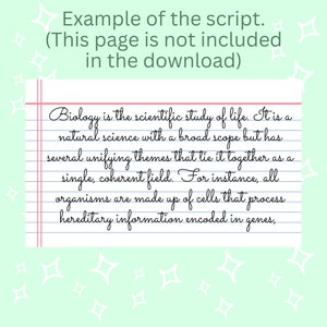 Cursive Handwriting Practice | Printable Handwriting Workbook ...