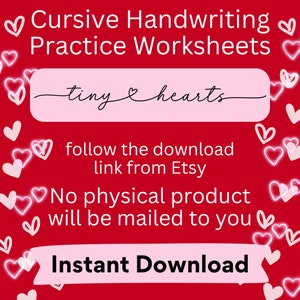 Cursive Handwriting Practice | Printable Handwriting Workbook ...