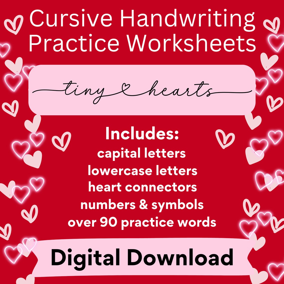 Cursive Handwriting Practice | Printable Handwriting Workbook ...