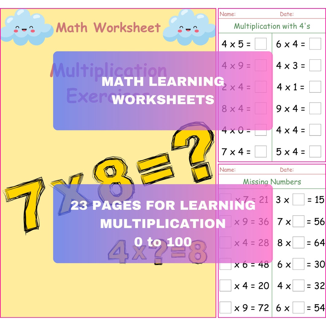 Printable Math Worksheets, Printable Multiplication Worksheets, Maths ...