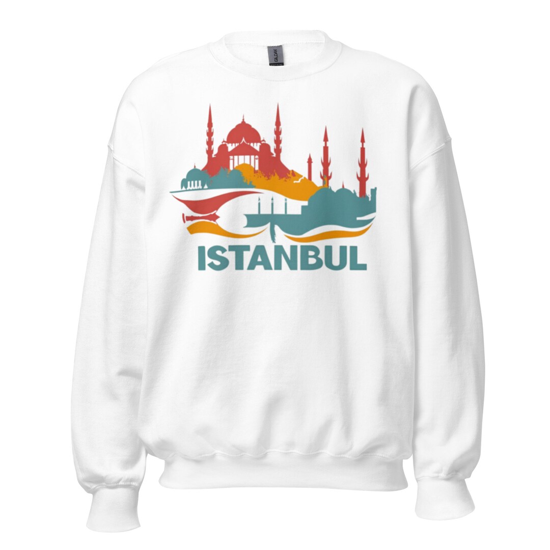 Istanbul Sweatshirt, Crew Neck, Turkey, Aesthetic and Chic Sweater for ...