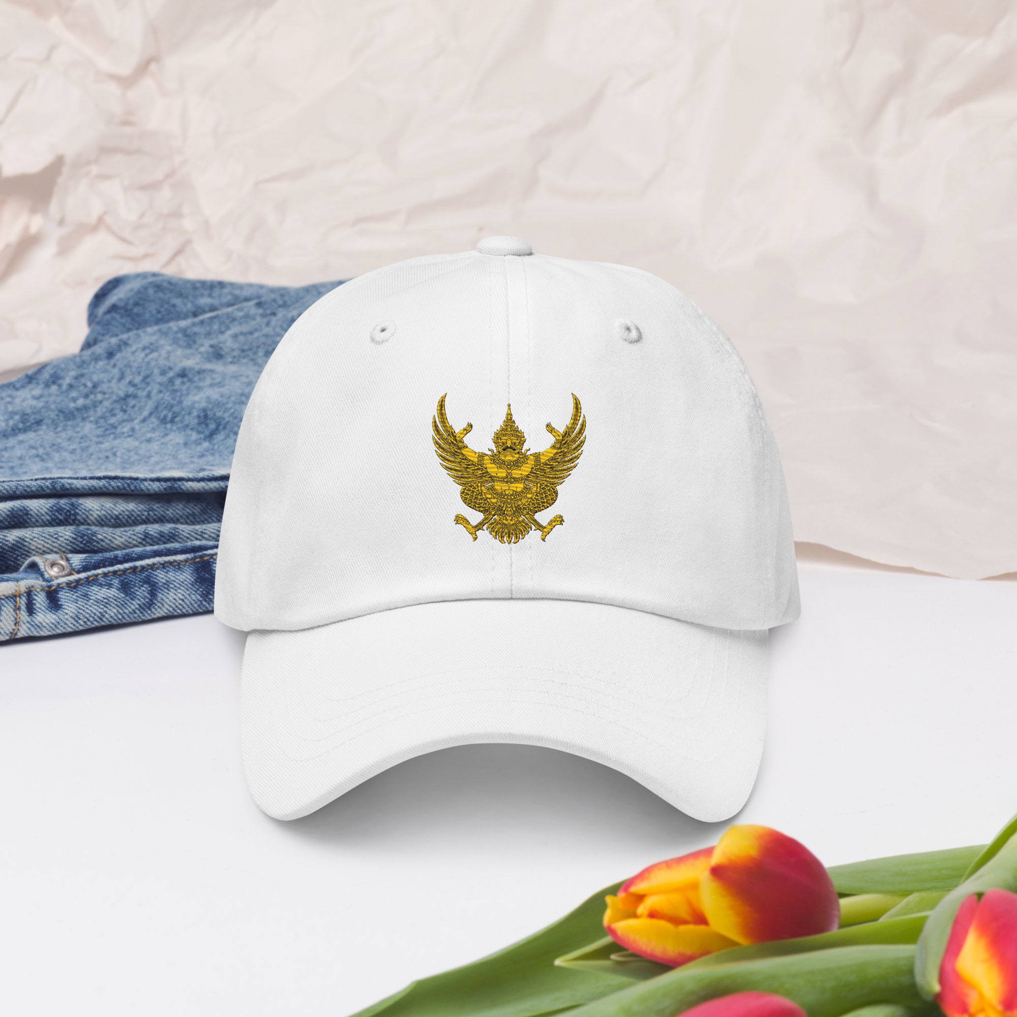 Embroidered Cap Emblem of Thailand With Flag, Gift From Thailand ...