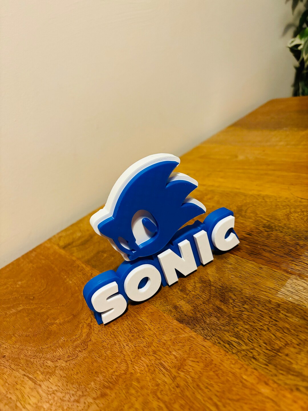 SEGA Sonic the Hedgehog Standing Display Sign Kids Bedroom Mancave Kids ...