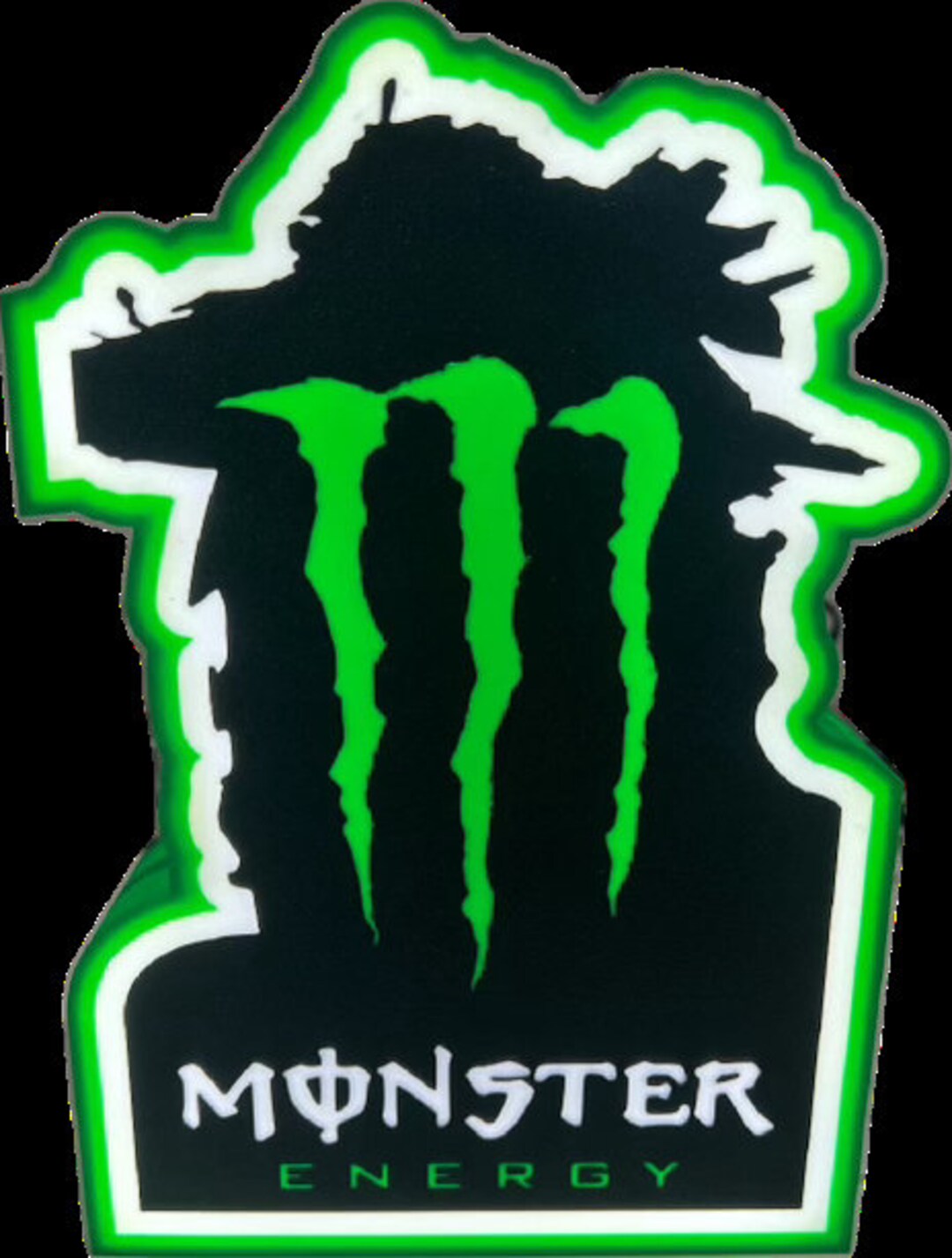 Monster Energy Drink LED Illuminated Display Sign Man Cave Bedroom ...