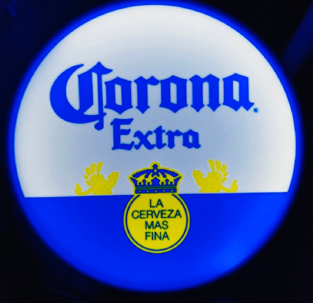 Corona Beer LED Illuminated Display Sign Man Cave Bedroom Signs Decals ...