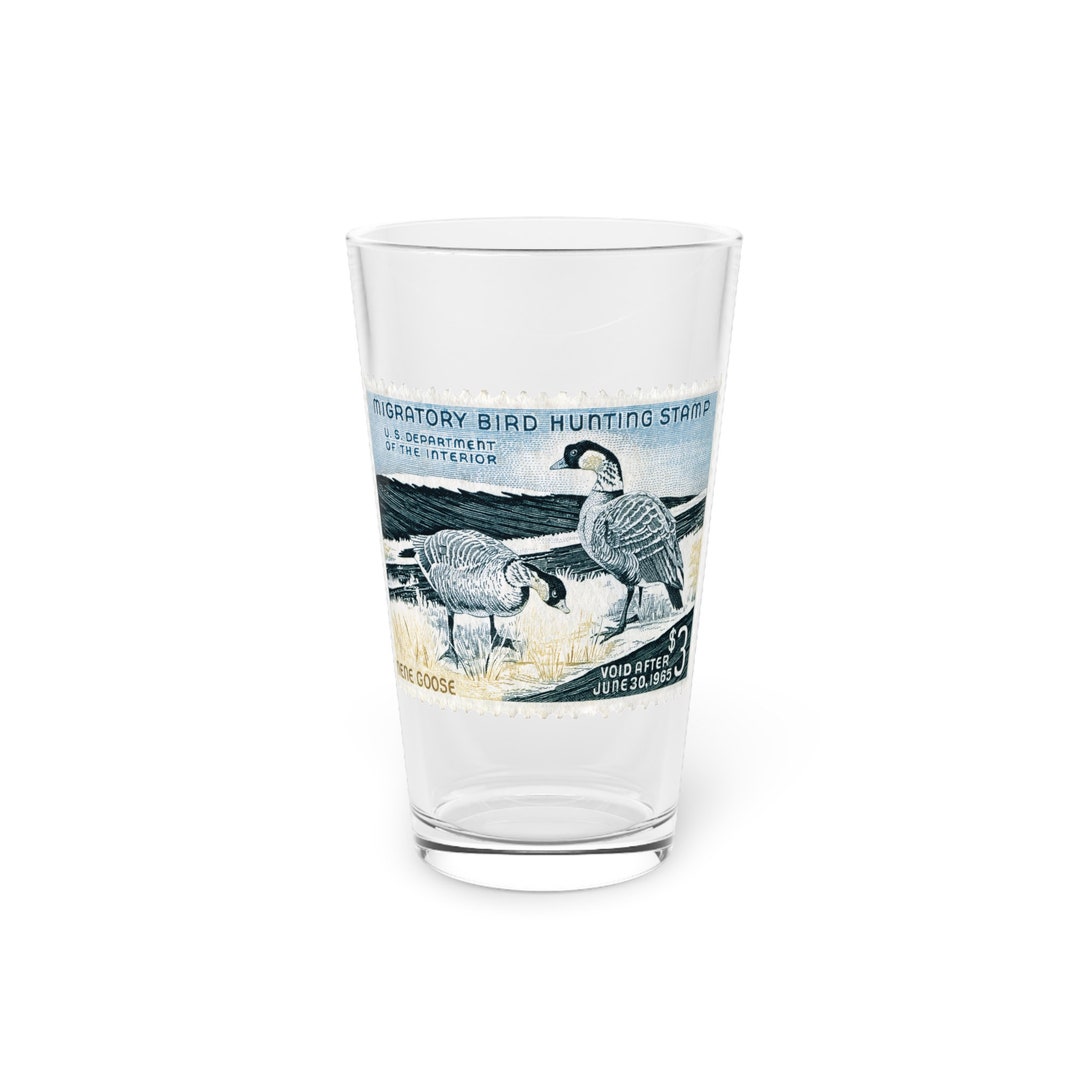 Official 1964-1965 Federal Duck Stamp Pint Glass 16oz - Etsy