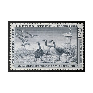 Official 1958 1959 Federal Duck Stamp Canvas Sign - Etsy