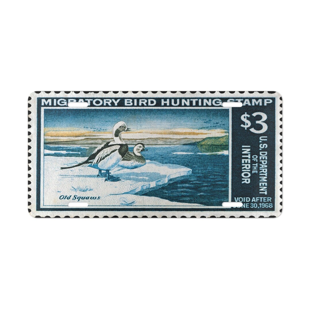 Official 1967 - 1968 Federal Duck Stamp - License Plate - Etsy