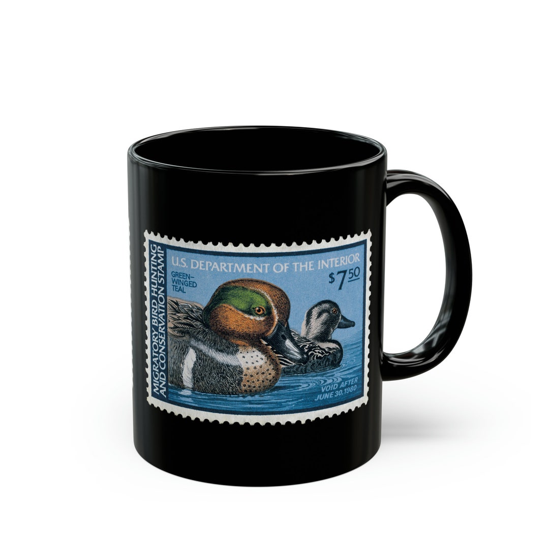 Official 1979-1980 Federal Duck Stamp Black Mug 11oz - Etsy