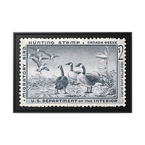 Official 1958 1959 Federal Duck Stamp Canvas Sign - Etsy