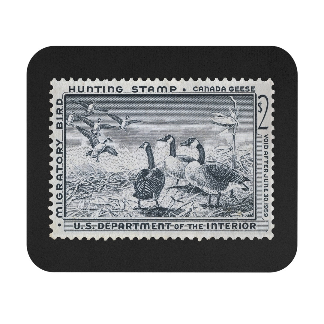 Official 1958-1959 Federal Duck Stamp Rectangular Mouse Pad - Etsy