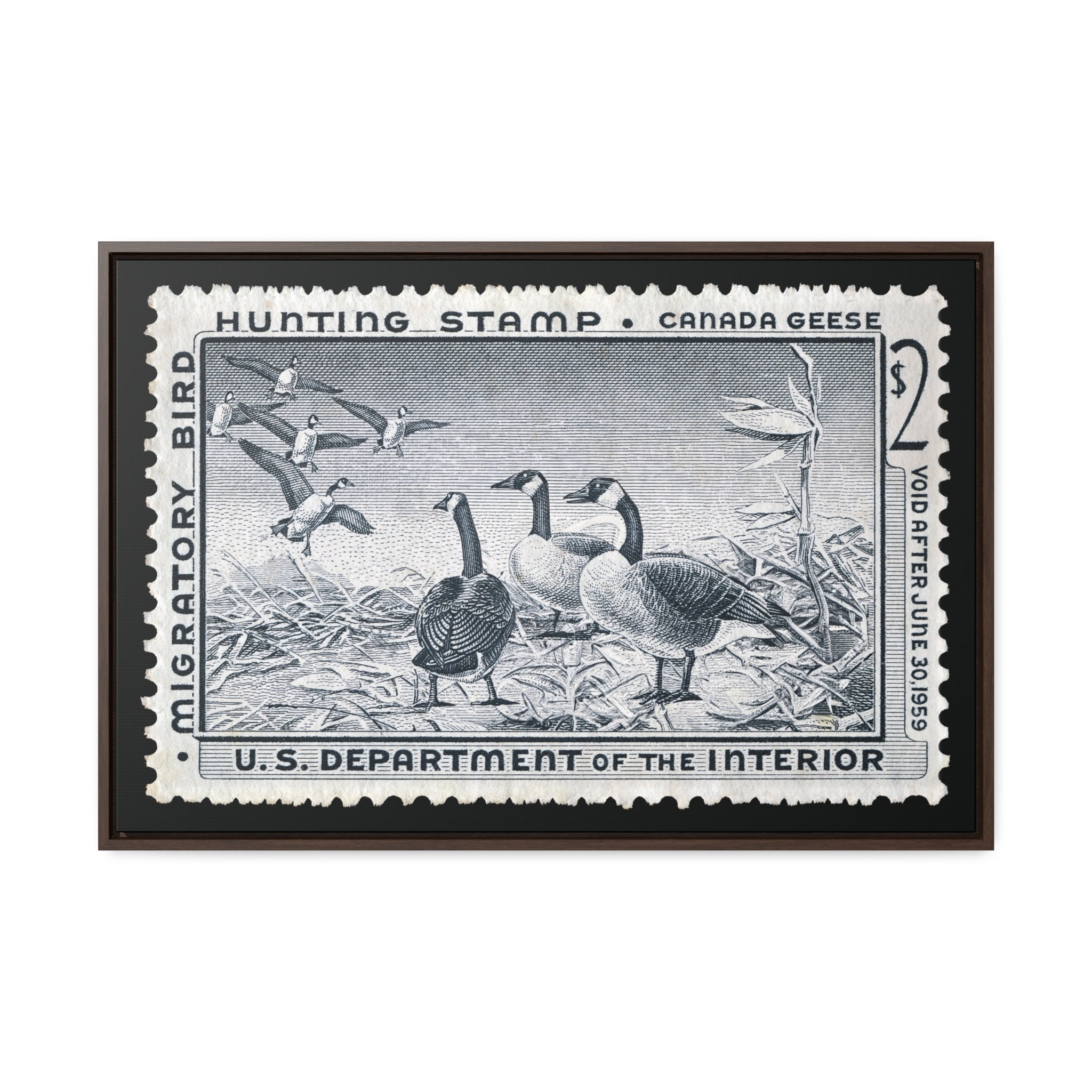 Official 1958 1959 Federal Duck Stamp Canvas Sign - Etsy