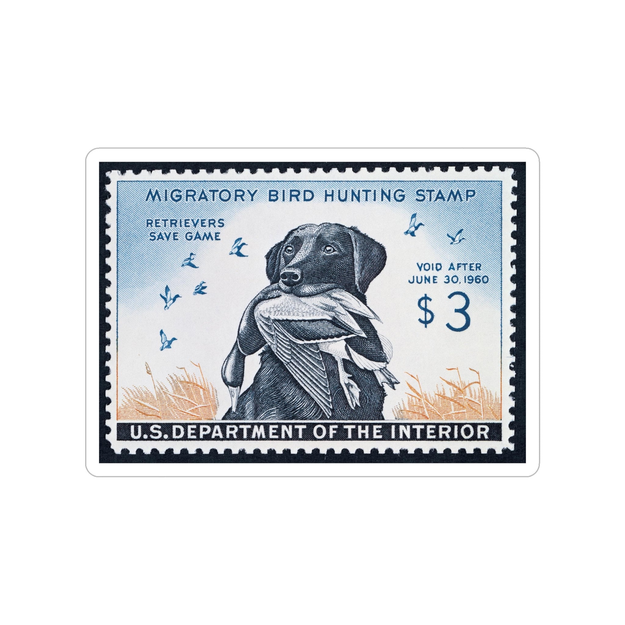 Official 1959-1960 Federal Duck Stamp Sticker Duck Hunting Stickers - Etsy