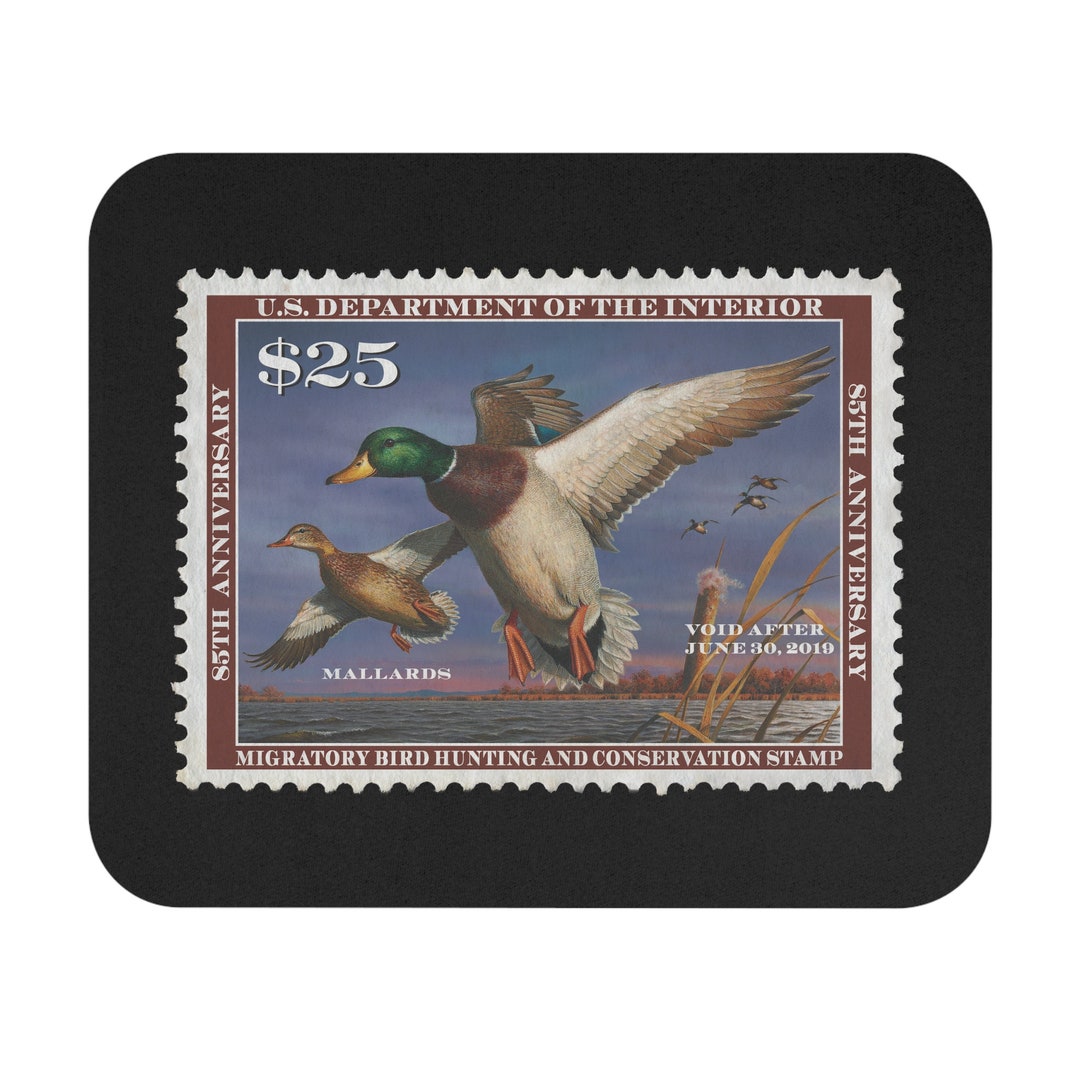 Official 2018-2019 Federal Duck Stamp Rectangular Mouse Pad - Etsy