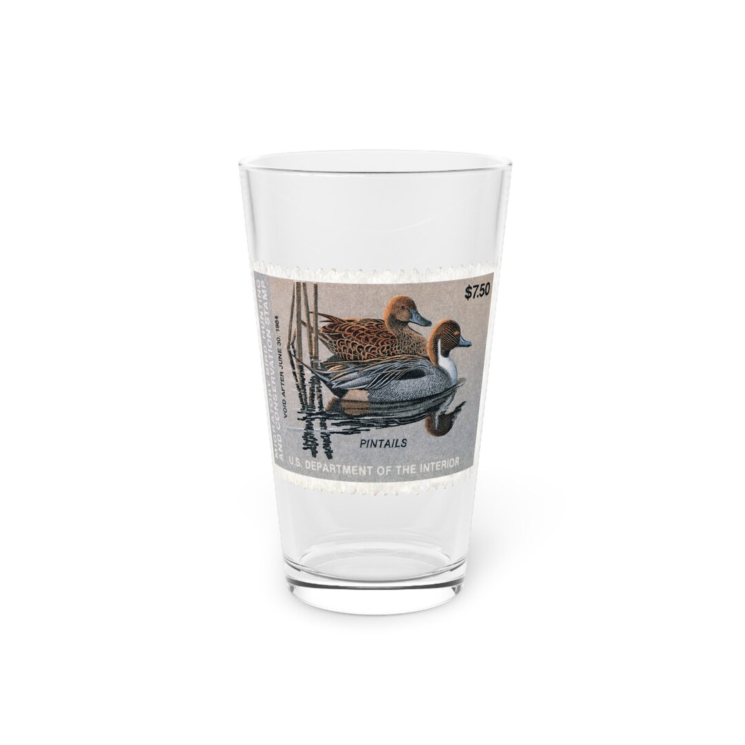 Official 1983-1984 Federal Duck Stamp Pint Glass 16oz - Etsy