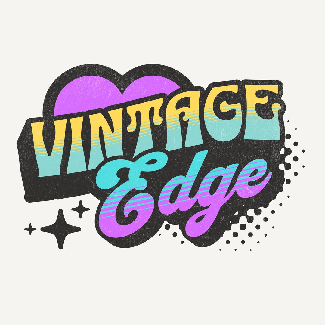 Vintage Edge Digital Art Wallpaper - Etsy