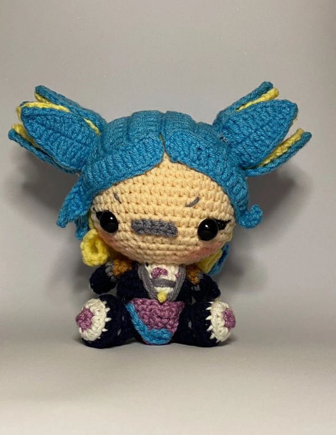Valorant Neon Doll Valorant Neon Amigurumi Doll Valorant Chracater Doll ...