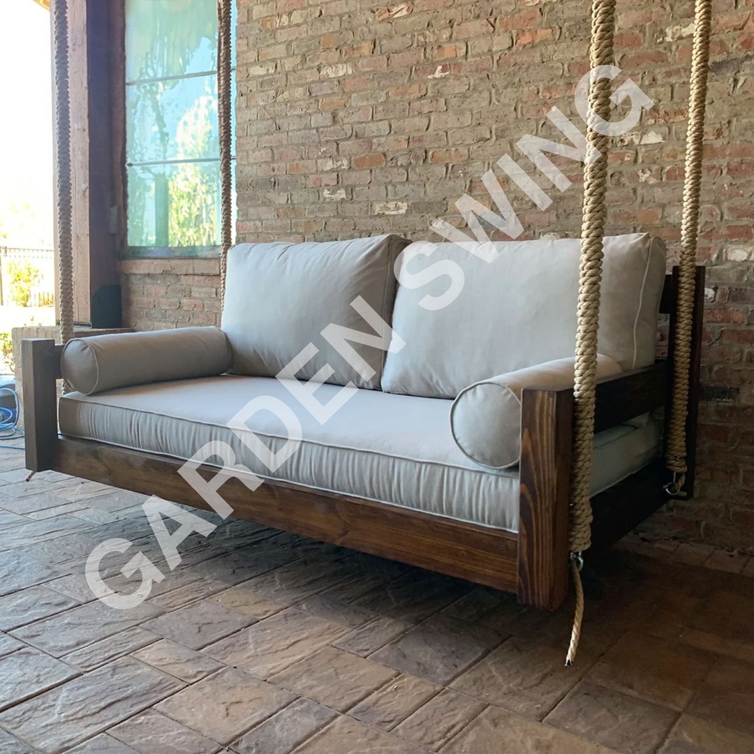 Bed Porch Swing Swing Bed Hanging Porch Swing Bed Pine Tree Swing Bed ...