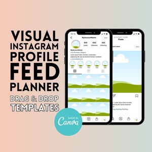 Useful Instagram Profile Mock-up Template | Editable Canva Templates ...