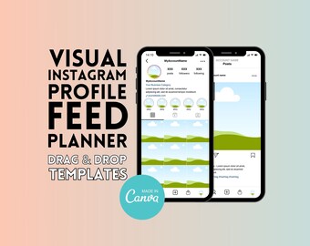 Instagram Feed Template Editable Canva Templates for Feed, Reels ...